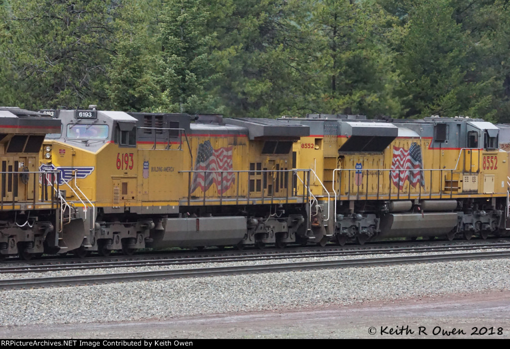 Mid-train DPU in a Westbound Grain Train